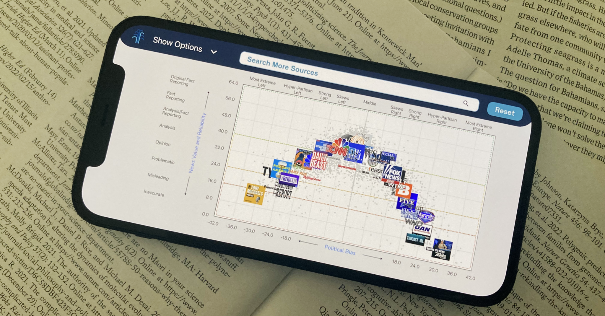Get the Media Bias Chart for iPhone and Android | Ad Fontes Media